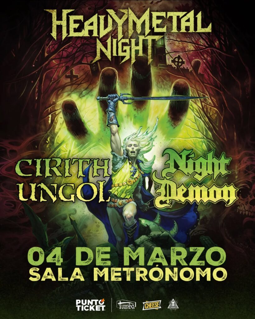 🎫️ Santiago - Chile @ Sala Metrónomo – Live Gig » Cirith Ungol Online